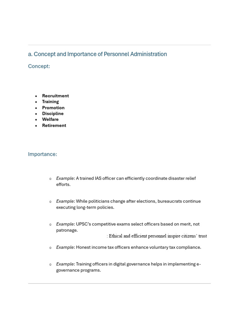 Public Administration Unit 3 | PDF | Motivation | Motivational