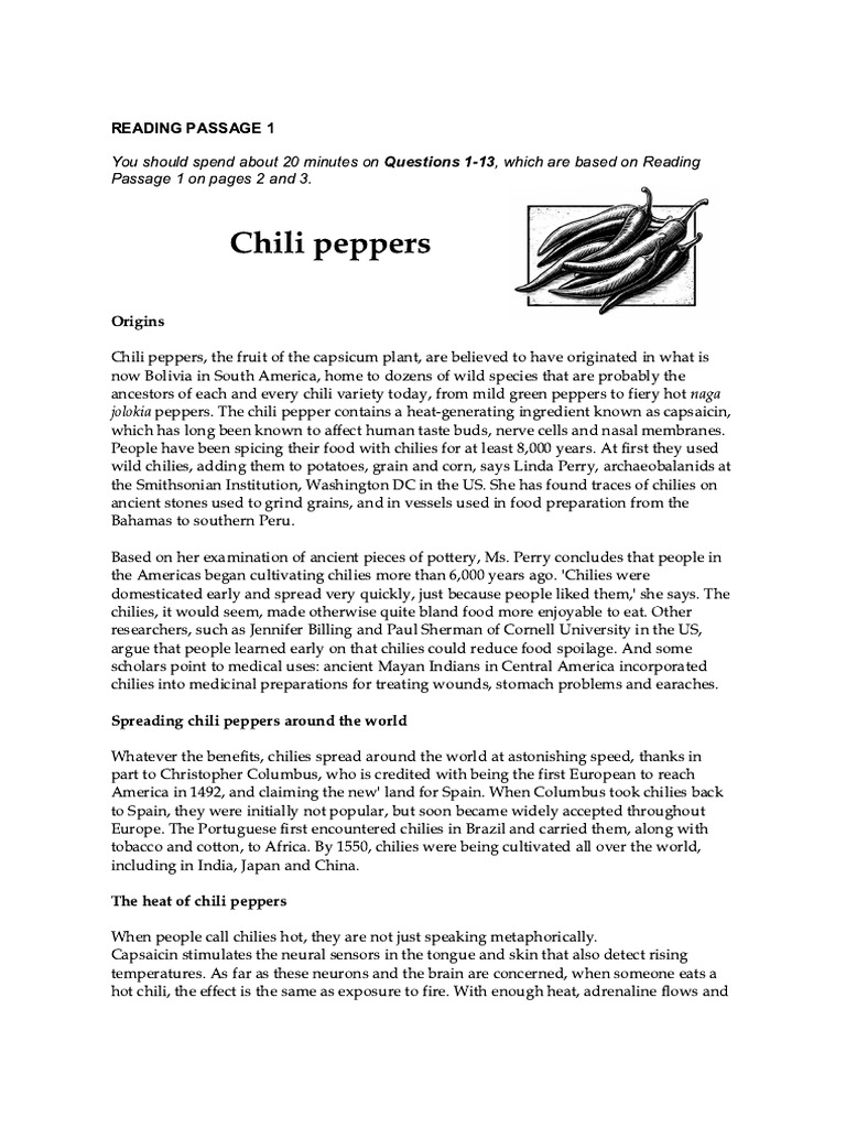 Chili Peppers | PDF