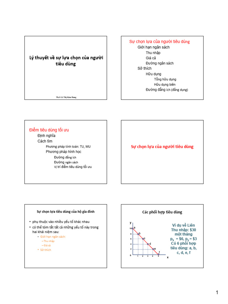 ViMo 6 LyThuyet NguoiTieuDung (2021) | PDF