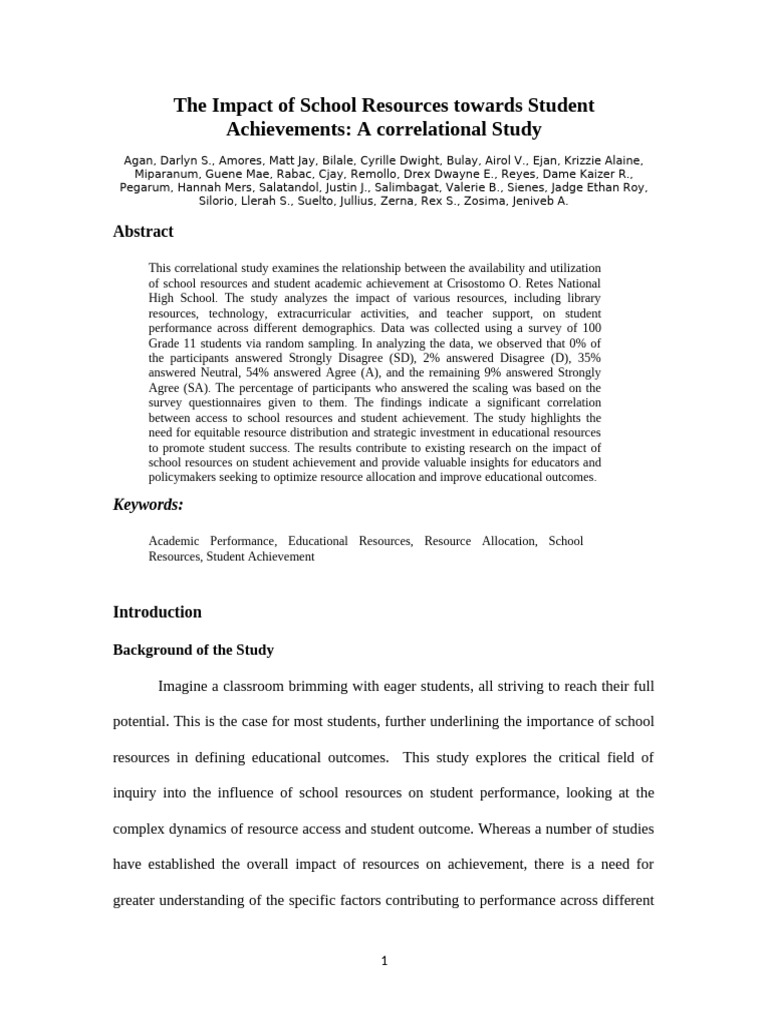 Final Research Paper-Alpha | PDF | Teachers | Learning