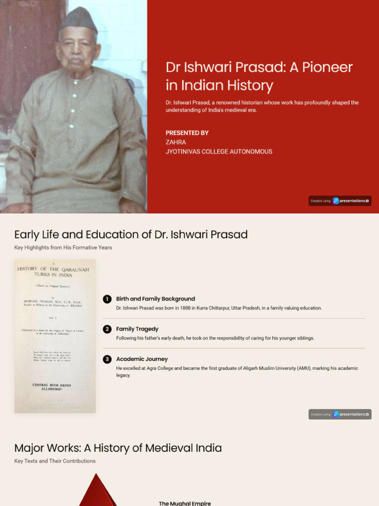 Dr Ishwari Prasad a Comprehensive Analysis | PDF