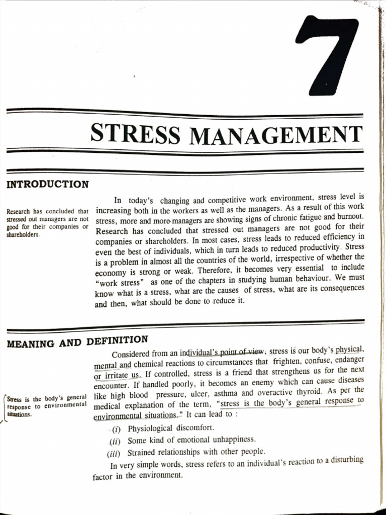 Stress Management | PDF