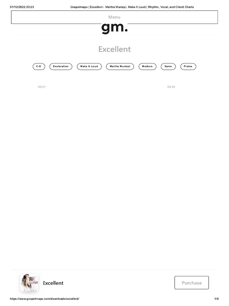 Gospelmaps - Excellent - Martha Munizzi..2 | PDF