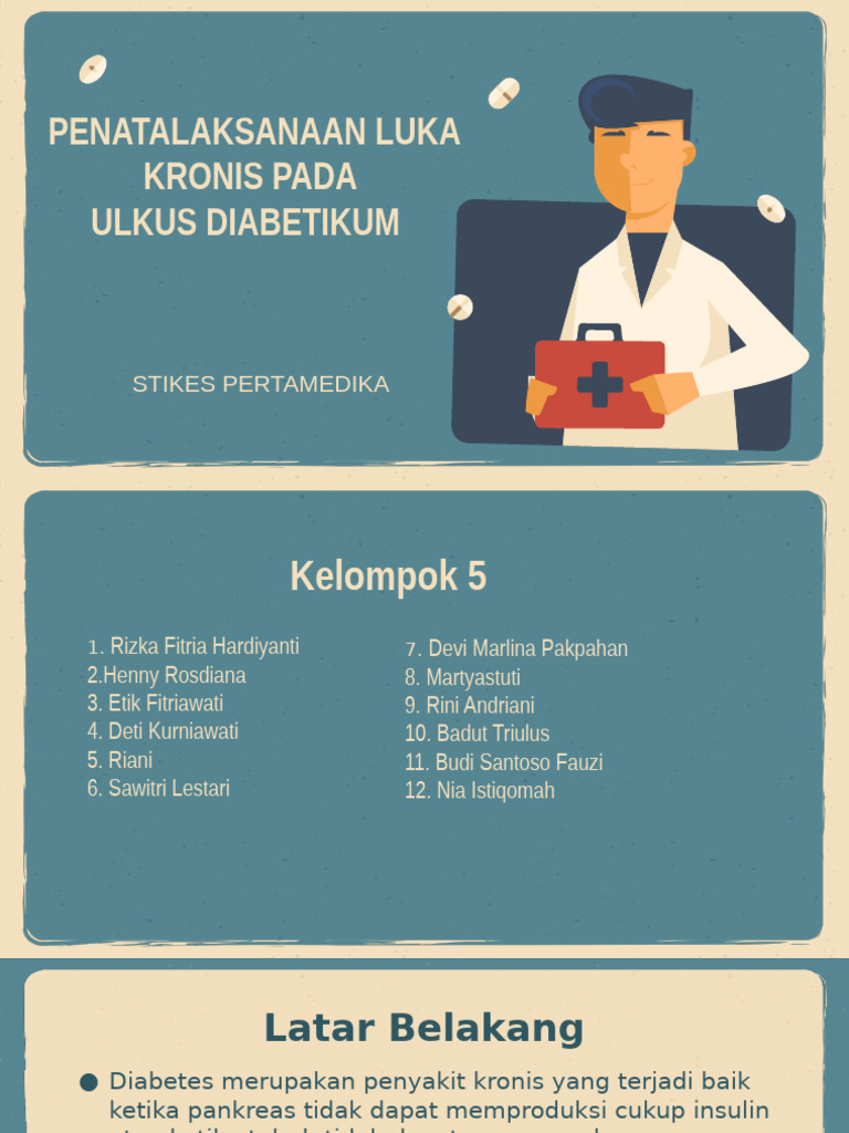 PPT Luka Kronis Ulkus Diabetikum | PDF