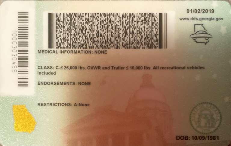 Driver's License Back | PDF