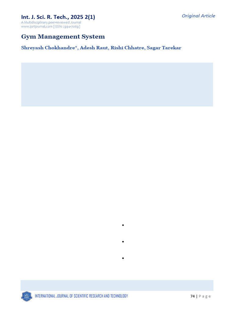 Gym+Management+System | PDF | Cloud Computing | Mobile App