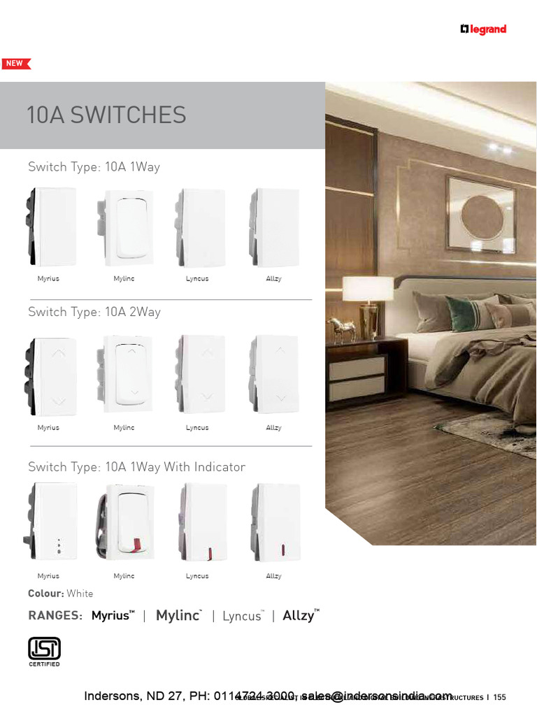 Legrand Myrius LP April 2024 | PDF | Electrical Connector | Manufactured Goods