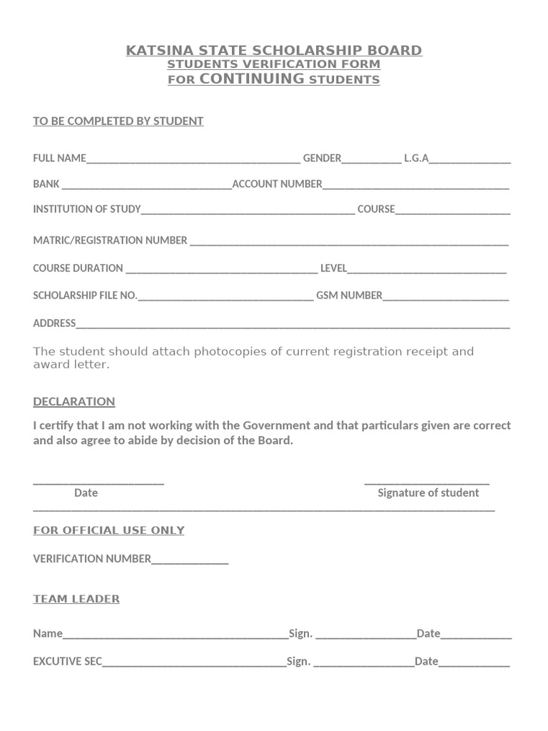 STUDENTS BIOMETRIC Cont DATA FORM CONT | PDF