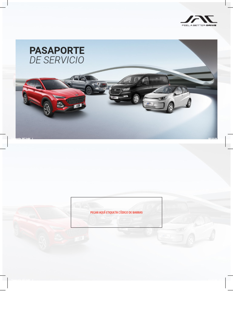 Pasaporte JAC | PDF | Ingeniería de confiabilidad | Neumático