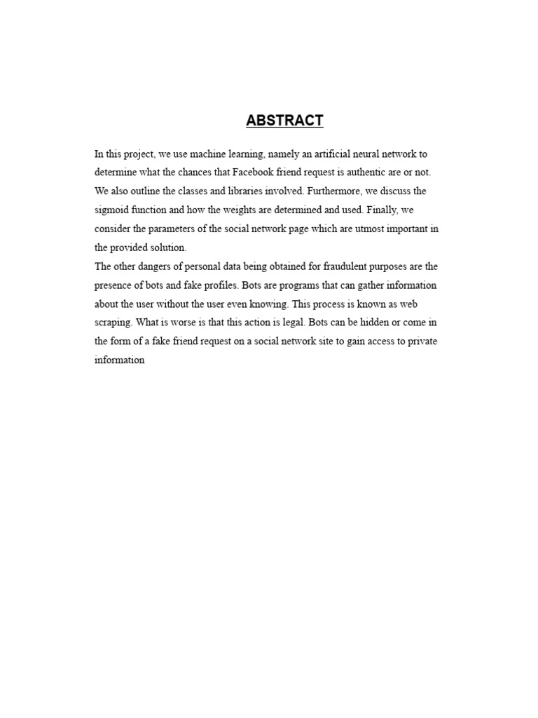 Fake Profile Identification in Social Network Using Machine Learning ...