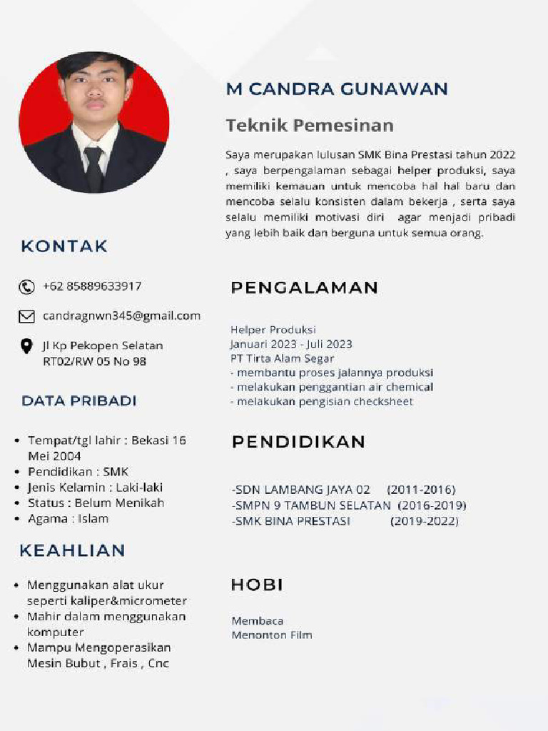 CV M Candra Gunawan | PDF