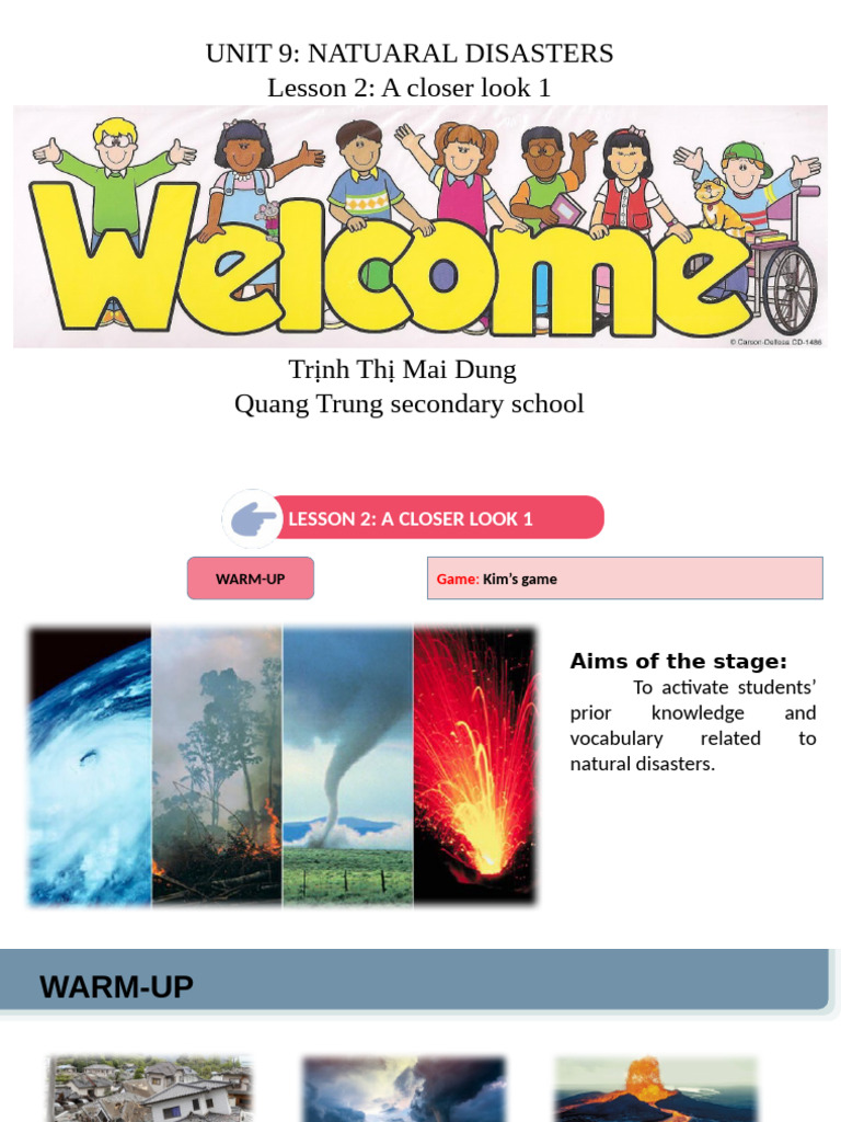 Vocabulary on Natural Disasters | PDF | Natural Disasters | Tsunami