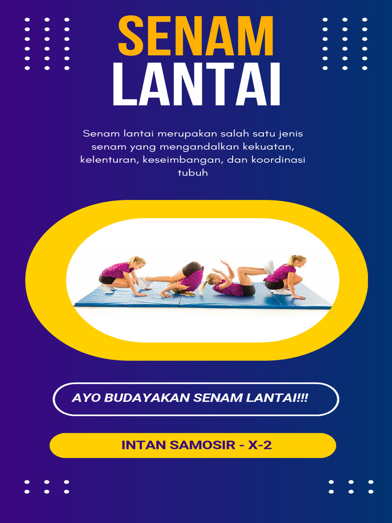 Biru Dan Kuning Modern Senam Bersama Cerita Instagram | PDF