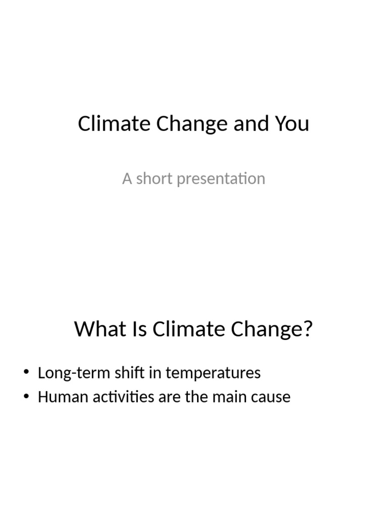 Understanding Climate Change Impact | PDF