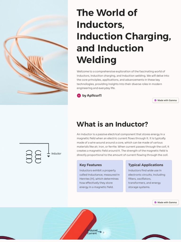 Inductor Applications in Everyday Life | PDF | Inductor ...