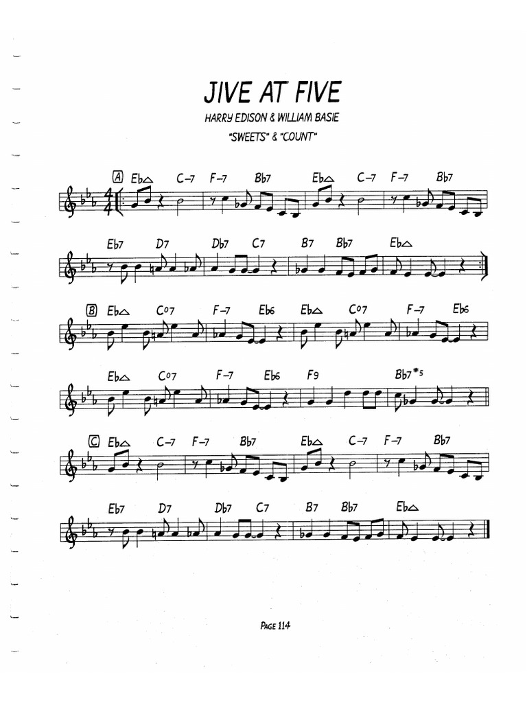 Jive at Five - Tema | PDF