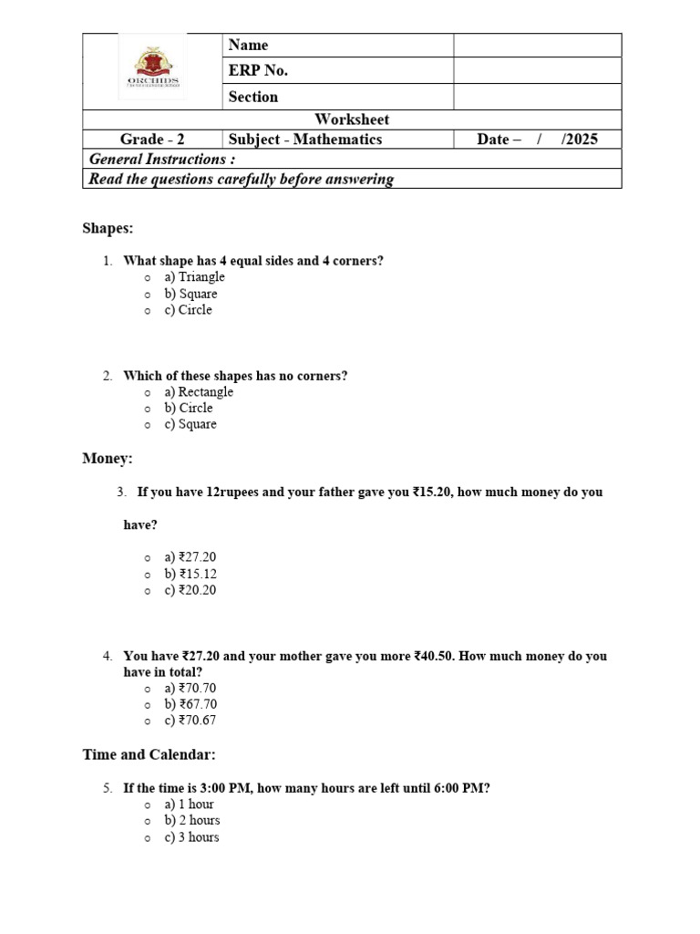Practice Worksheet 4. | PDF