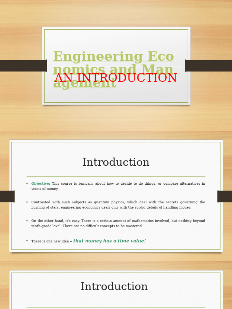 Engineering Economics | PDF | Economics | Interest
