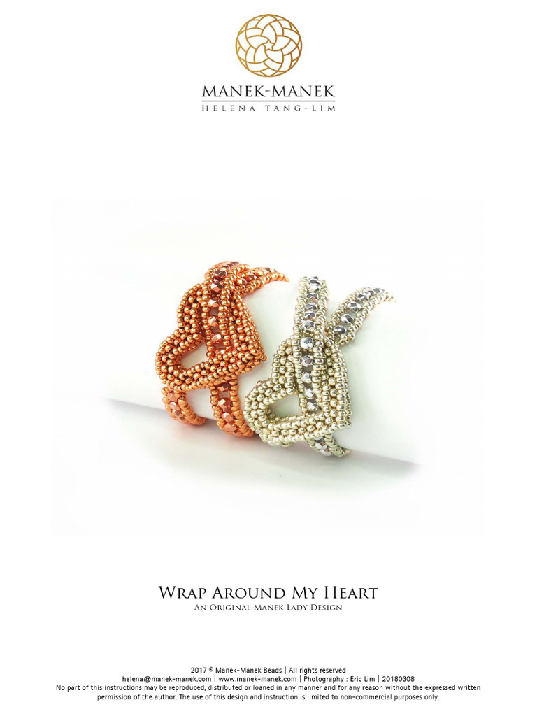 Manek Lady Wrap Around My Heart 2 | PDF | Beadwork | Bead