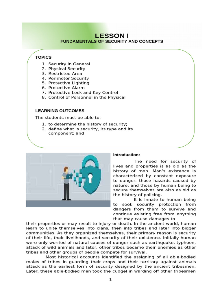 Introduction To Industrial Security Concept IM | PDF | Lighting