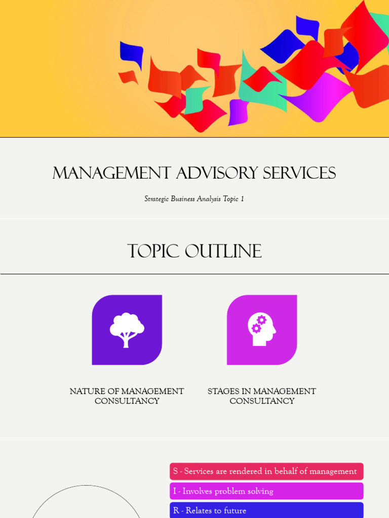 Prelim Topic 1 - Basic Considerations in MAS | PDF | Consultant | Accounting