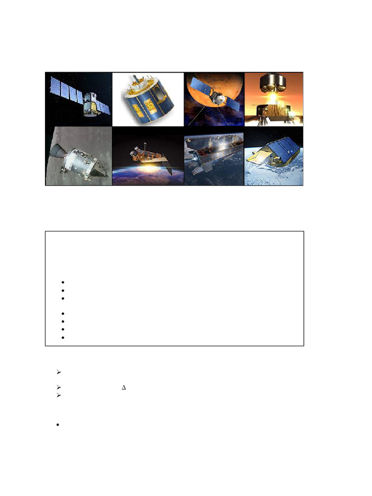 Part - Spacecraft (Bus - Platform) Design and Sizing 2021 | PDF ...