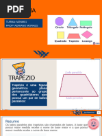 Lista de Exercícios de Área Do Trapézio Exercício 1 | PDF
