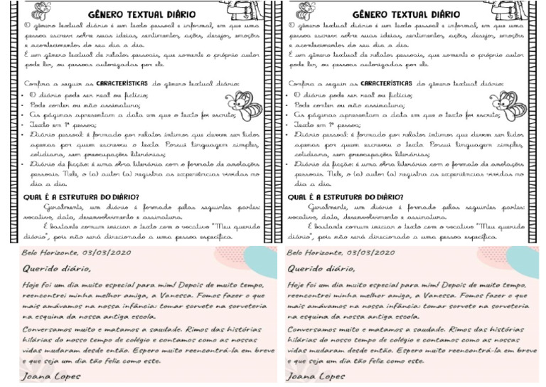 Genero Textual Diario | PDF