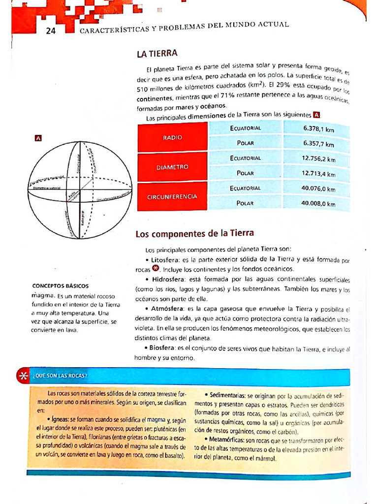 La Tierra - Estructura Interna | PDF