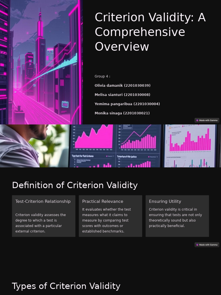 Criterion Validity A Comprehensive Overview | PDF | Validity (Statistics) | Behavioural Sciences
