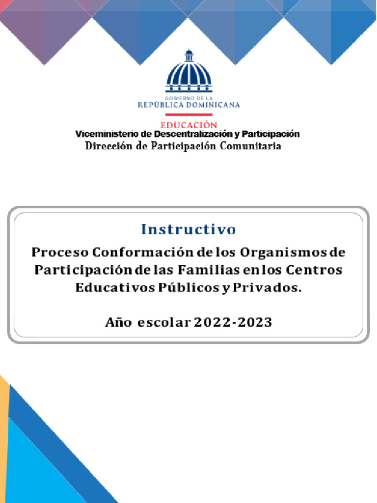 0 Instructivo Conformacion CC y Apmae. 2022-2023 | PDF | Votación ...