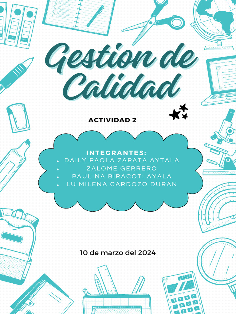 Activida.. 2 | PDF | Calidad (comercial) | Business