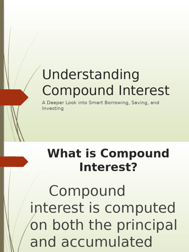 Compound Interest Explained: Key Insights | PDF | Interest | Compound ...