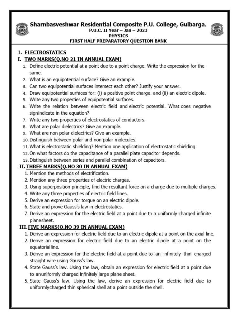 Physics Pu II - First Half Portionfinal | PDF | Inductor | Inductance