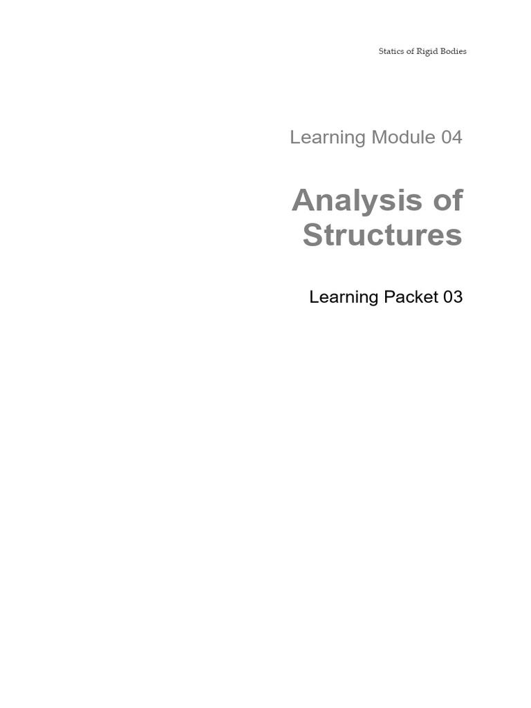 Topic 3 - Method of Members | PDF | Beam (Structure) | Bending