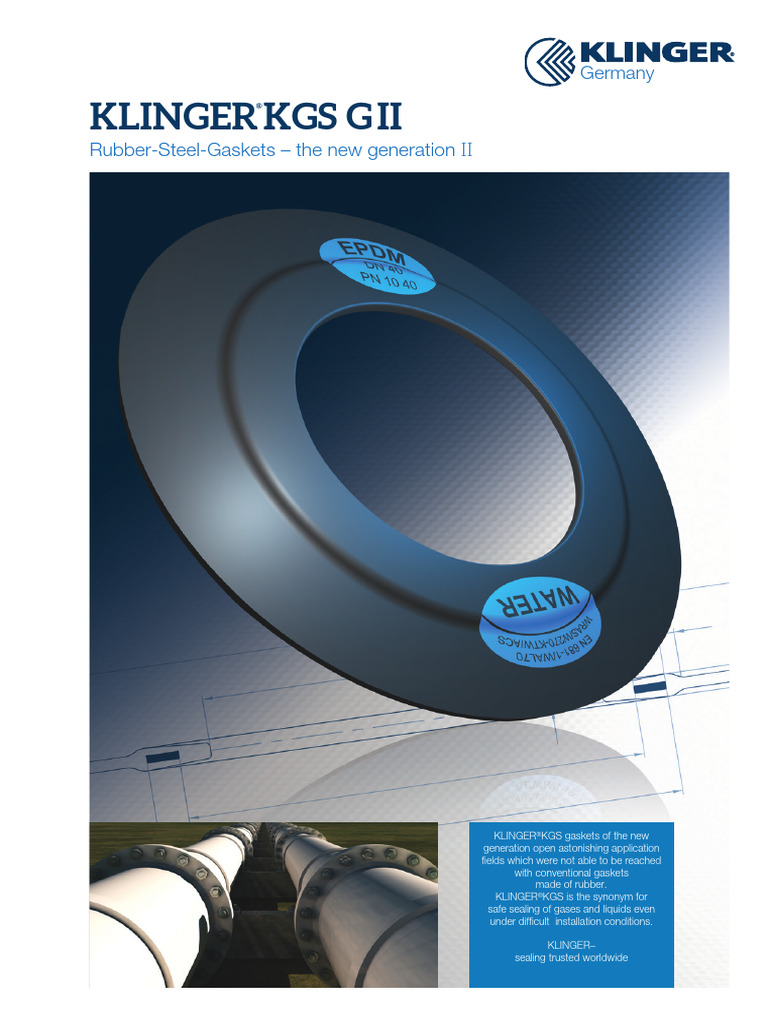 KLINGER KGS G2 6seiter E Katalog 2022 | PDF | Mechanical Engineering | Materials
