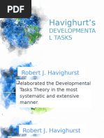 Havighursts Developmental Tasks | PDF | Adolescence | Family