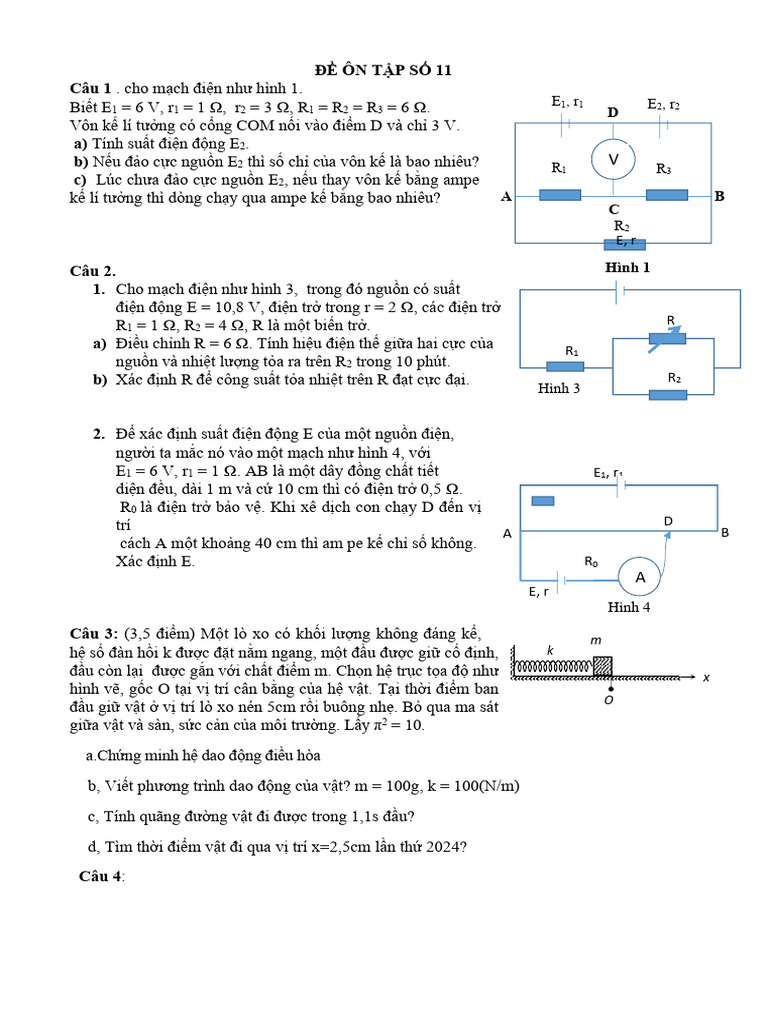 Đa Đề Ôn Tập Số 11 Hsg | PDF