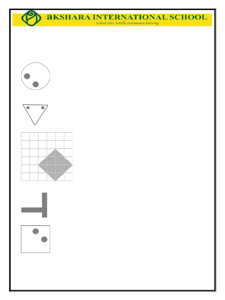 Grade 7 Symmetry Worksheet | PDF