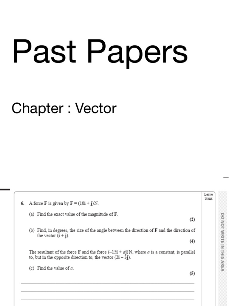 Vector Force and Motion Problems | PDF | Force | Acceleration
