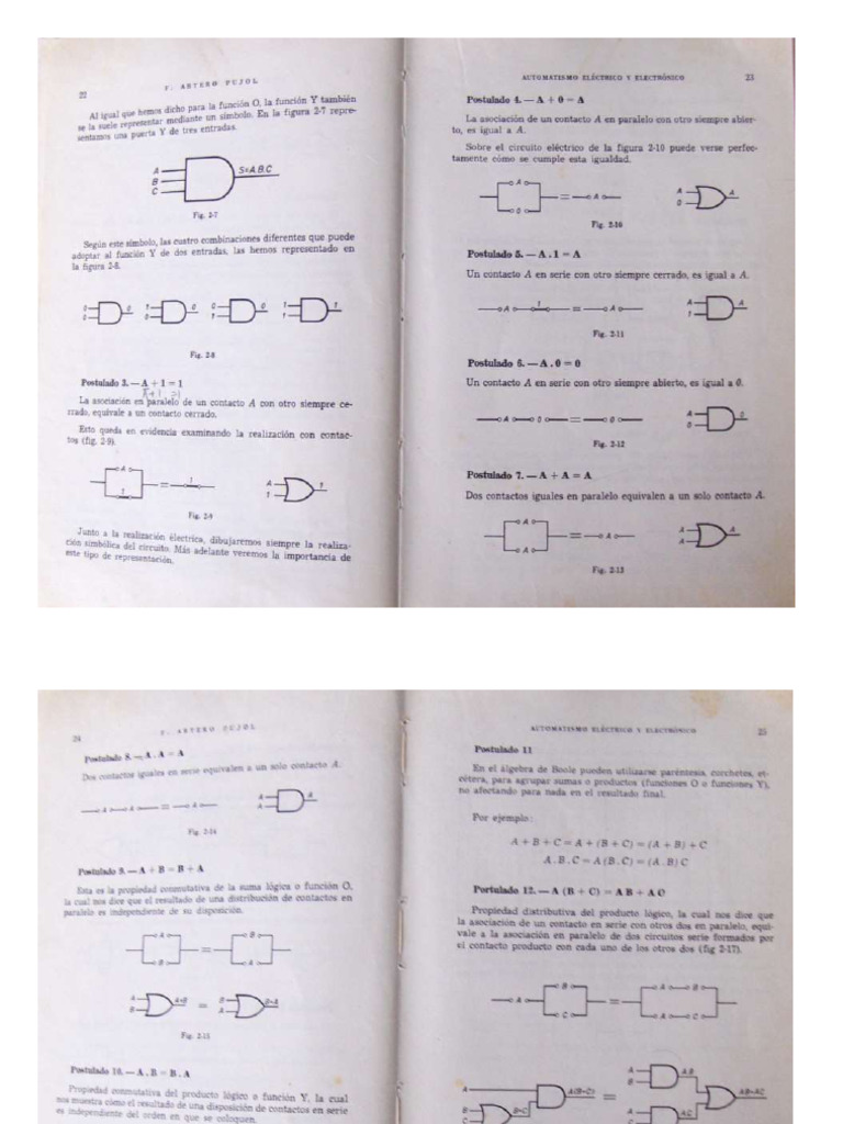 Postulados e teoremas da álgebra de boole | PDF