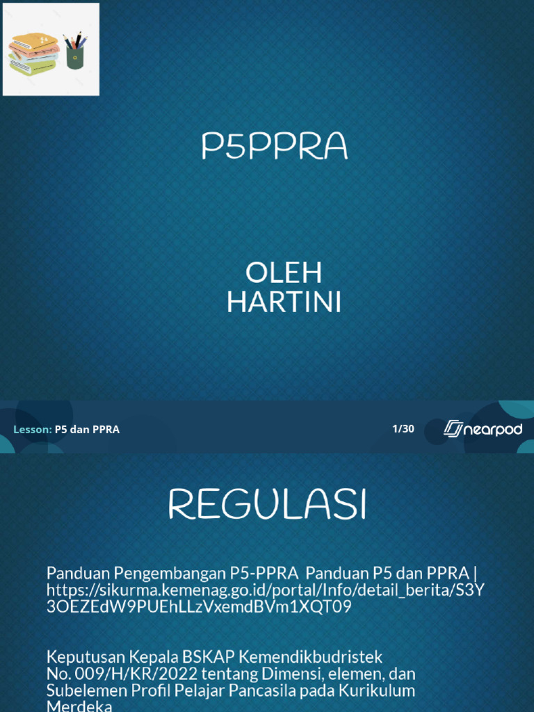 P5 dan PPRA presentasi | PDF