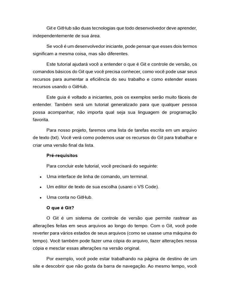 Git e GitHub São Duas Tecnologias Que Todo Desenvolvedor Deve Aprender ...