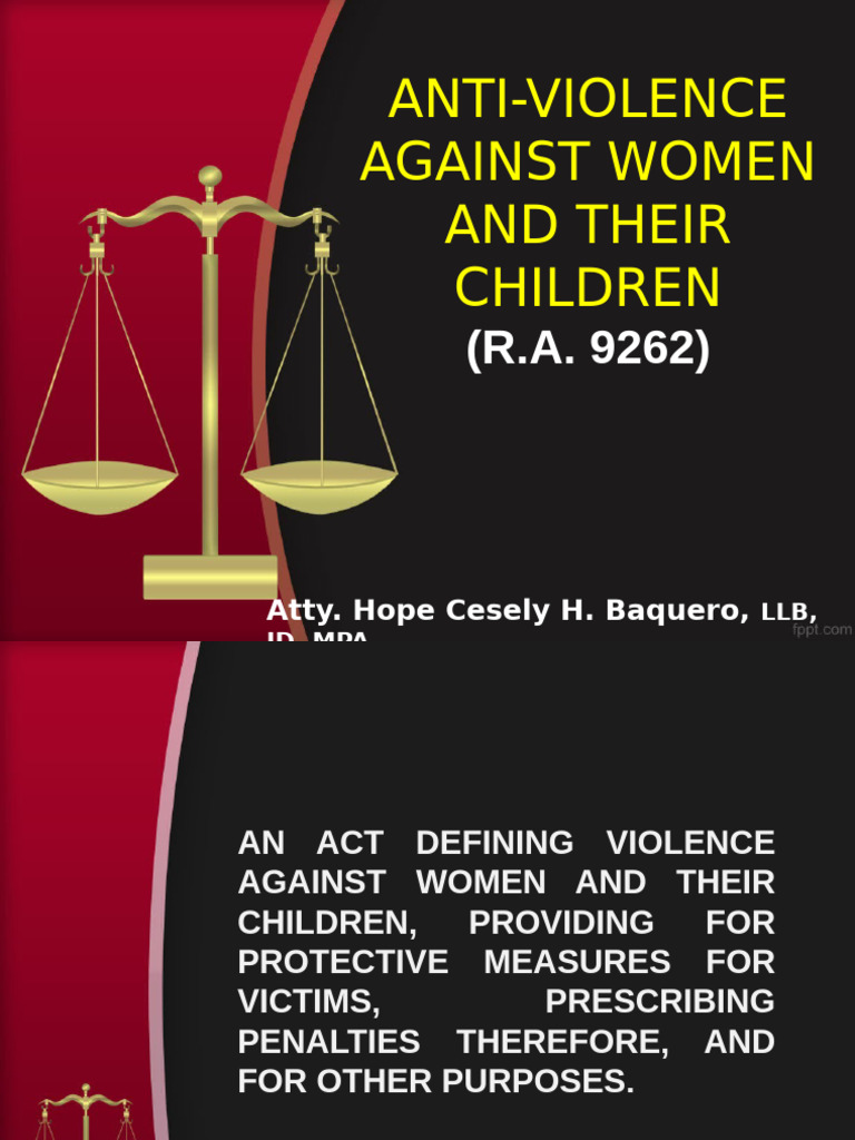 R.A. 9262 Anti Vawc Law 2 | PDF | Psychological Abuse | Violence