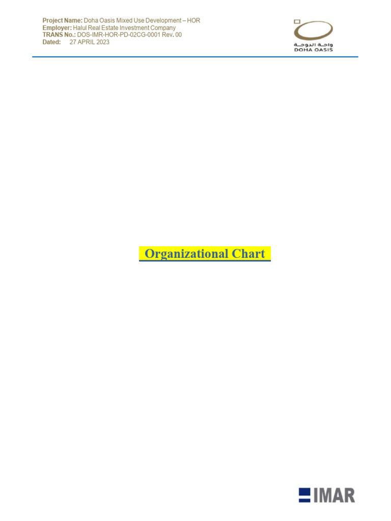 Halul Real Estate Org Chart | PDF