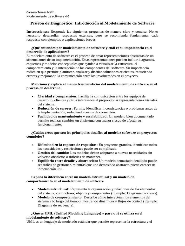 Introducción al Modelamiento de Software | PDF | Lenguaje de modelado unificado | Software