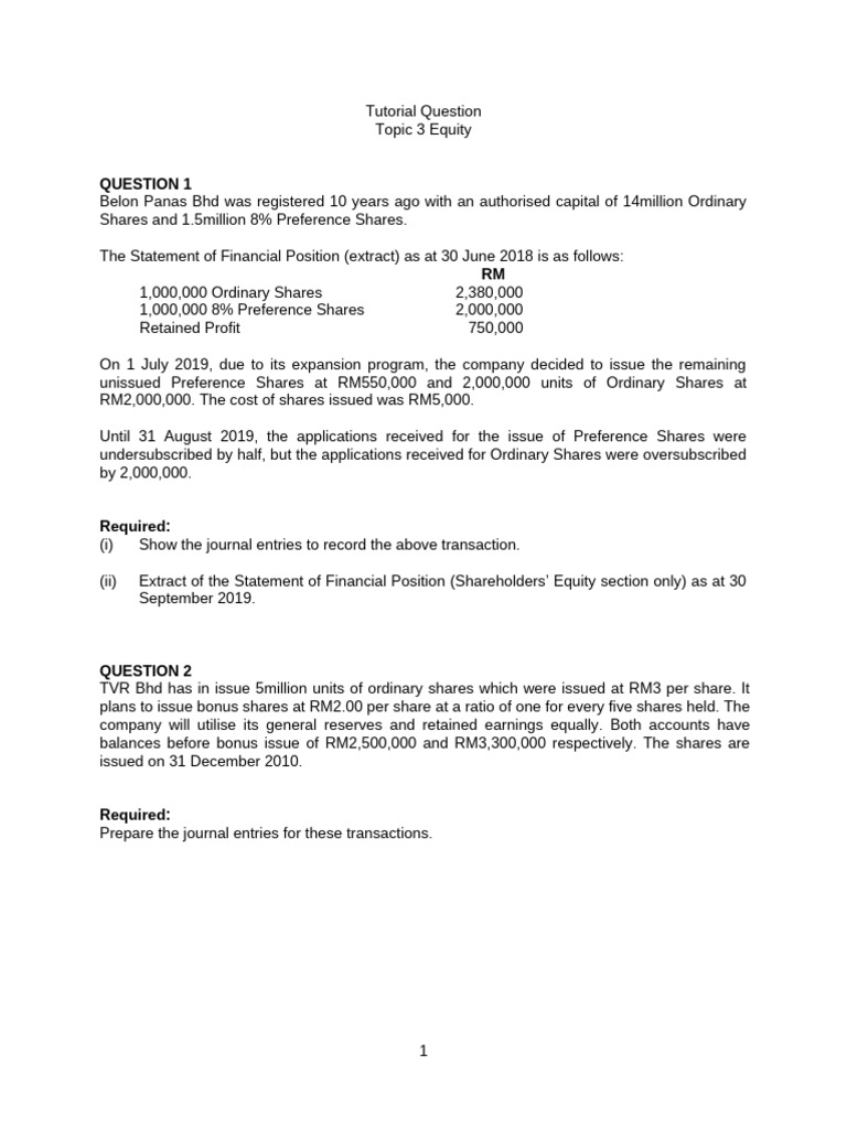 Equity Transactions and Financial Reporting Guide | PDF | Balance Sheet ...