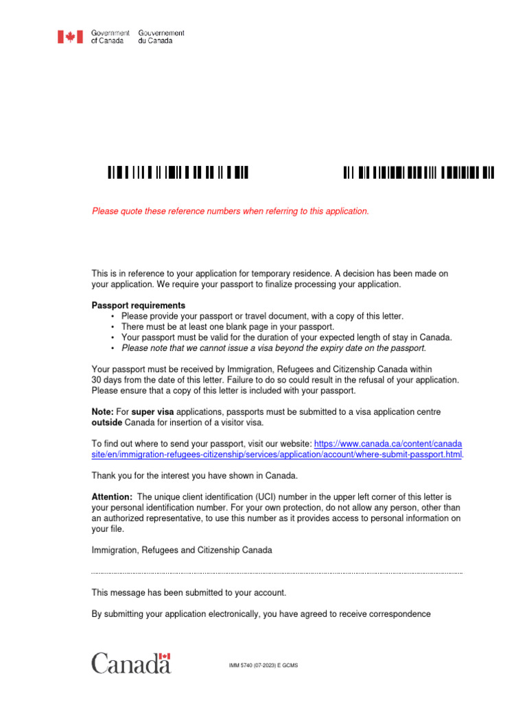 Passport Request Letter | PDF