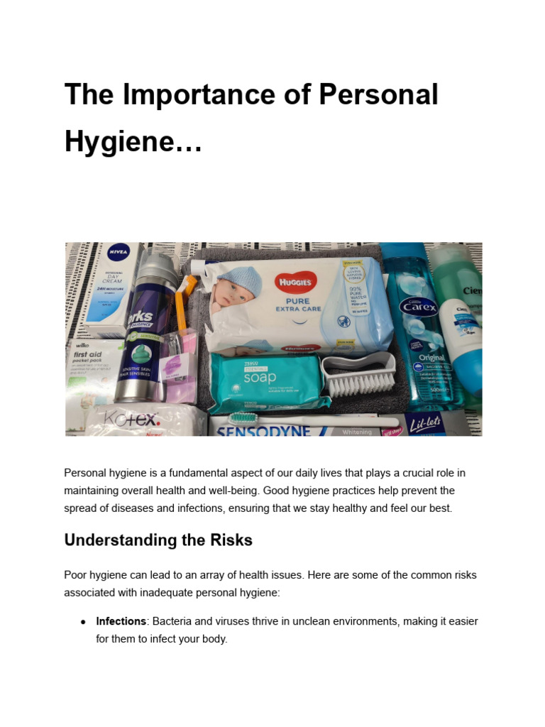 Essential Personal Hygiene Practices | PDF