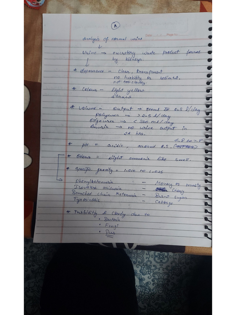 Urine and Serum Analysis | PDF